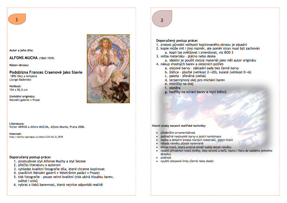 Kopie obrazu - SECESE - pracovní list :: Umělecké směry